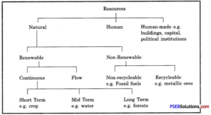 PSEB 8th Class Social Science Solutions Chapter 1 Resources – Types and ...