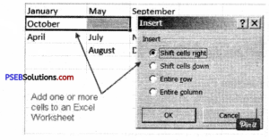 PSEB 9th Class Computer Solutions Chapter 1 MS Excel Part-I – PSEB Solutions