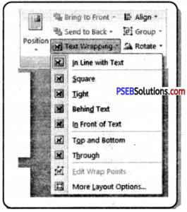 PSEB 7th Class Computer Notes Chapter 5 Microsoft Word Part-III – PSEB ...