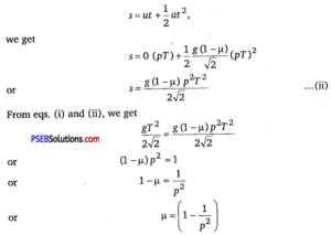 PSEB 11th Class Physics Important Questions Chapter 5 Laws of Motion ...