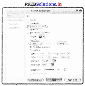 PSEB 8th Class Computer Notes Chapter 5 ਮਾਈਕਰੋਸਾਫਟ ਪਾਵਰਪੁਆਇੰਟ (ਭਾਗ-2 ...