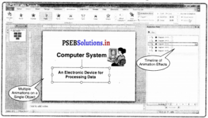 PSEB 8th Class Computer Notes Chapter 6 ਮਾਈਕਰੋਸਾਫਟ ਪਾਵਰਪੁਆਇੰਟ (ਭਾਗ-3 ...