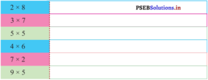 PSEB 3rd Class Maths Solutions Chapter 3 Multiplication – PSEB Solutions