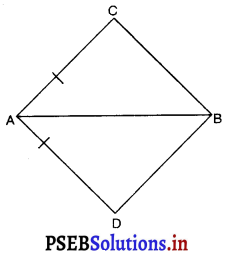PSEB 9th Class Maths MCQ Chapter 7 त्रिभुज – PSEB Solutions